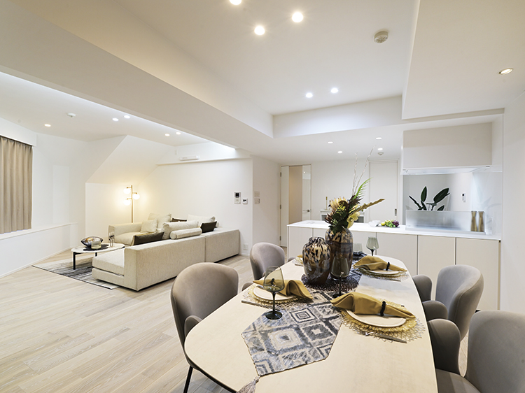 ブランズ文京小石川 9階｜3駅4路線利用可。眺望良好。ゆったりとした92㎡の広々としたリビング。2LDK角部屋 | LogRenove(ログリノベ)