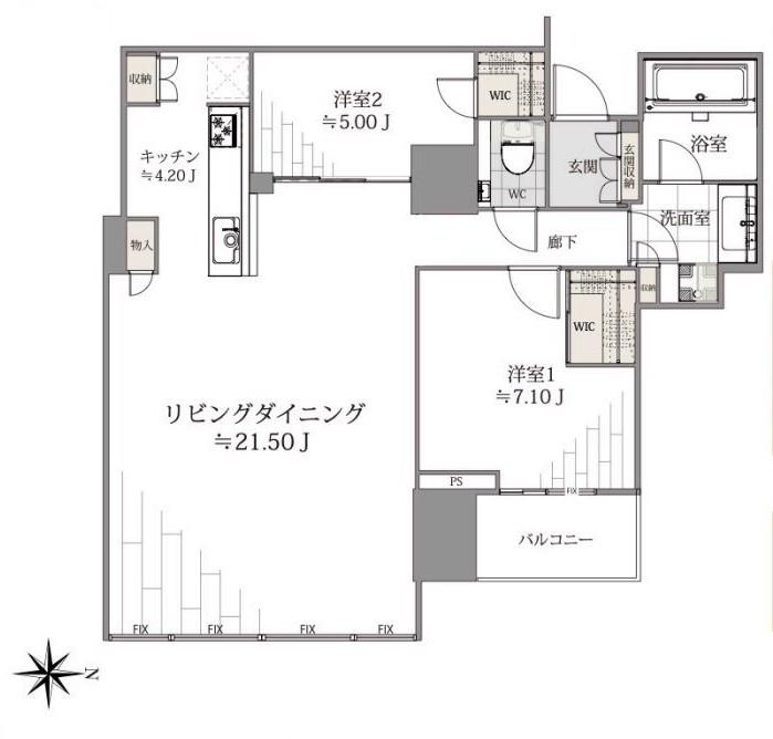ワールドシティタワーズブリーズタワー29階の中古リノベーション物件情報｜東京都港区、天王洲アイル駅 | LogRenove(ログリノベ)