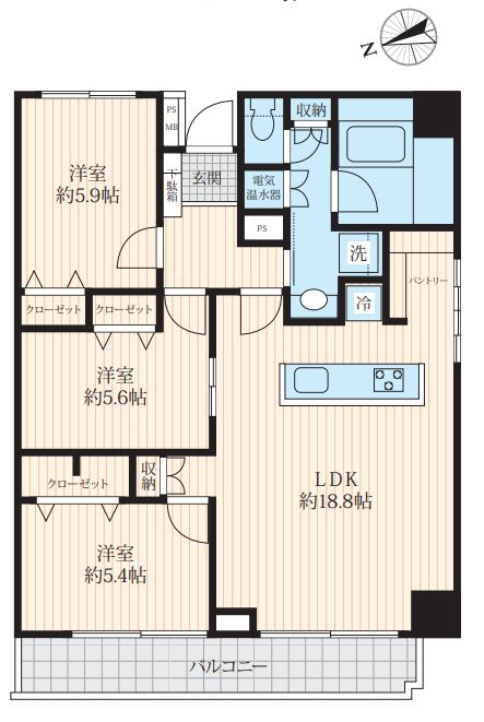大森北一ハイツ7階の中古リノベーション物件情報｜東京都大田区、大森駅 | LogRenove(ログリノベ)