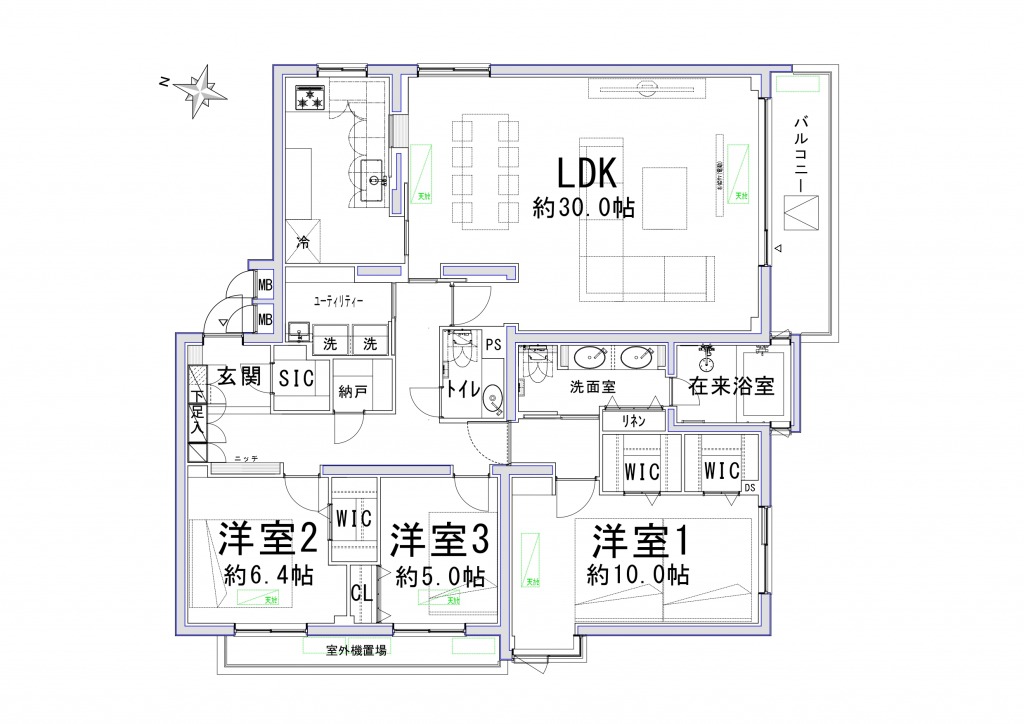 元麻布ウエストパーク・マンション2階の中古リノベーション物件情報｜東京都港区、六本木駅 | LogRenove(ログリノベ)