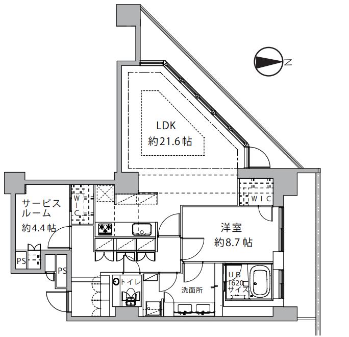 コスモポリス品川28階の中古リノベーション物件情報｜東京都港区、品川駅 | LogRenove(ログリノベ)
