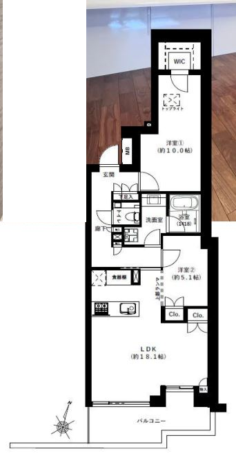 ロイヤルシーズン南麻布1階の中古リノベーション物件情報｜東京都港区、白金高輪駅 | LogRenove(ログリノベ)