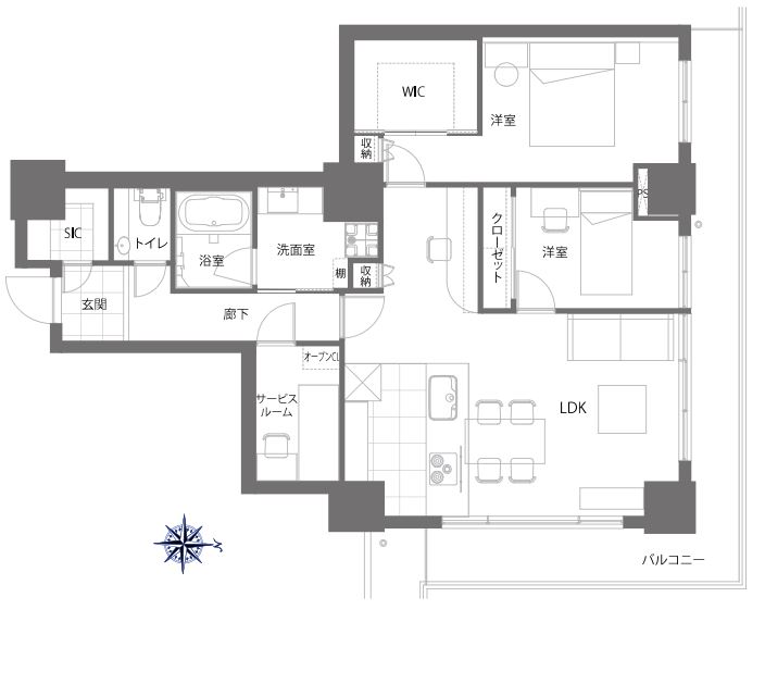 恵比寿ガーデンテラス壱番館7階の中古リノベーション物件情報｜東京都目黒区、恵比寿駅 | LogRenove(ログリノベ)