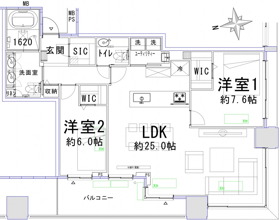 芝パーク・タワー14階の中古リノベーション物件情報｜東京都港区、三田駅 | LogRenove(ログリノベ)