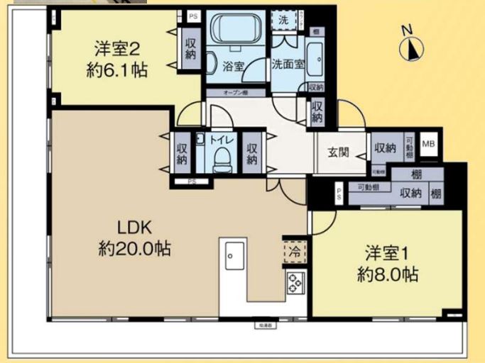 パロス白金9階の中古リノベーション物件情報｜東京都港区、白金高輪駅 | LogRenove(ログリノベ)