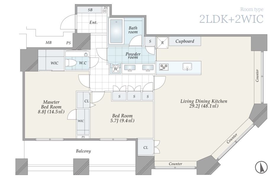 芝浦アイランドケープタワー46階の中古リノベーション物件情報｜東京都港区、田町駅 | LogRenove(ログリノベ)