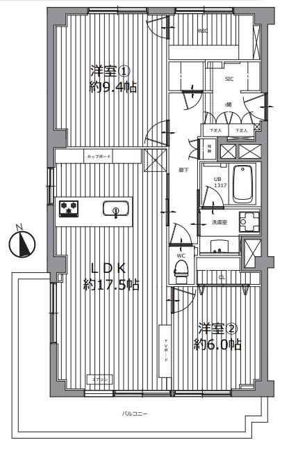 コープ高輪6階の中古リノベーション物件情報｜東京都港区、品川駅 | LogRenove(ログリノベ)